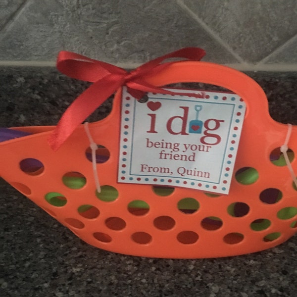 I Dig Being Your Friend, I Dig You, Valentine's Day Tag, Valentines Day ...