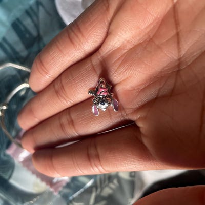 New Pandora Rose Gold Pink Pave Daisy Flower Charm 788797C01 W/box - Etsy