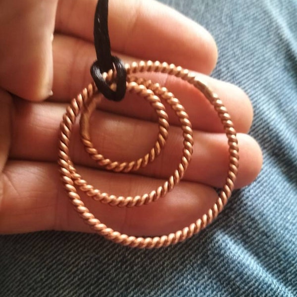 Tensor Ring Adjustable Flattened Copper Bracelet Sacred Cubit Feminine ...