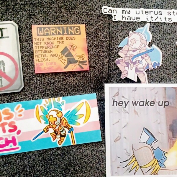 Gabriel Trans Rights ULTRAKILL Sticker Designed by Akans - Etsy