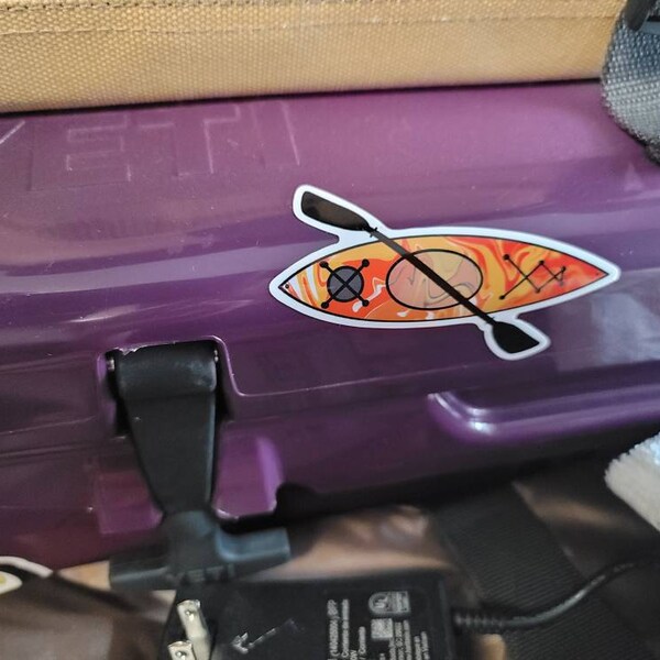 Kayak Sticker | Vinyl Waterproof Decal | Adventure Sticker for Water ...