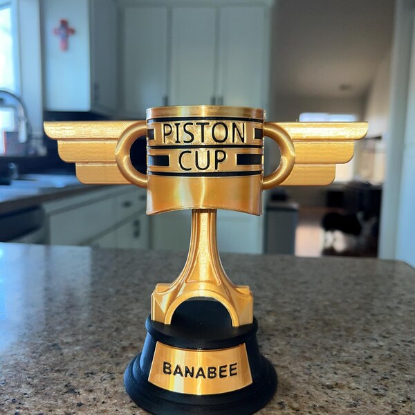 Cars Piston Cup - Golden Color Piston Cup - Multicolor Piston Cup - Gift for Him - Etsy