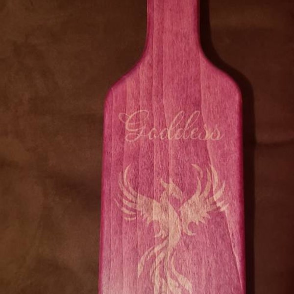 Raised Letters Personalized Spanking Paddle and Laser Engraved 1218x4 ...