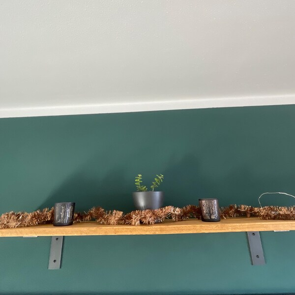 Wooden Rustic Floating Shelves Handcrafted Using Sustainable Reclaimed ...
