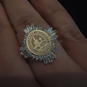 College Ring, University Ring, Graduation Gift, Graduation Ring, Woman ...