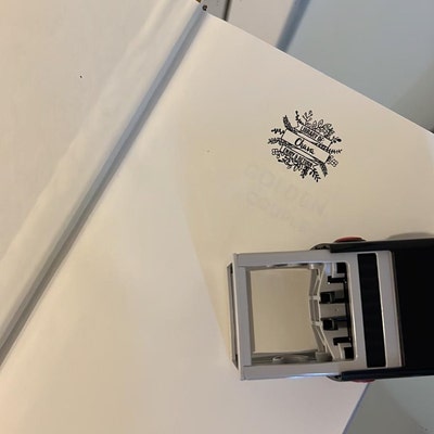 Personalized Book Stamp Self Inking Library Stamp Custom - Etsy