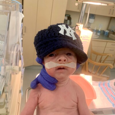 Yankees Baby Hat Cap Outfit New York Yankees NY Baby Gift Newborn ...