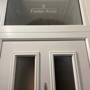 Personalised Classic Door Number Decal House Number Decal Sticker - Etsy
