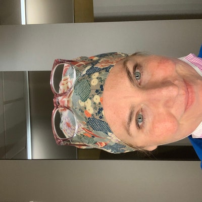 Skeleton Skull Modern Surgical Scrub Cap With Buttons, Nurse Cap ...