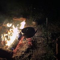 The Original Grill Mini Fire Anchor. Outdoor Cooking, Bushcraft ...