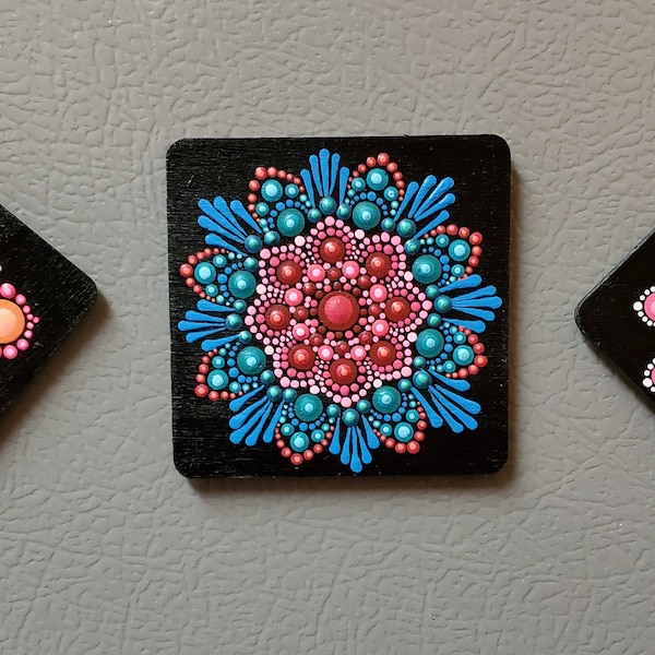 Refrigerator Magnets, Sea Stone Magnets, Painted Pebbles Magnets ...