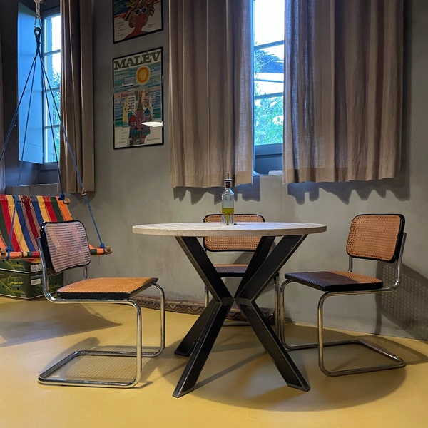 TUG Metal Round Table Base |kitchen Table Base |W&L 35" Customizable ...