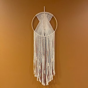 Macrame Hoop Wall Hanging Custom Macrame Boho Decor Macrame Decor ...