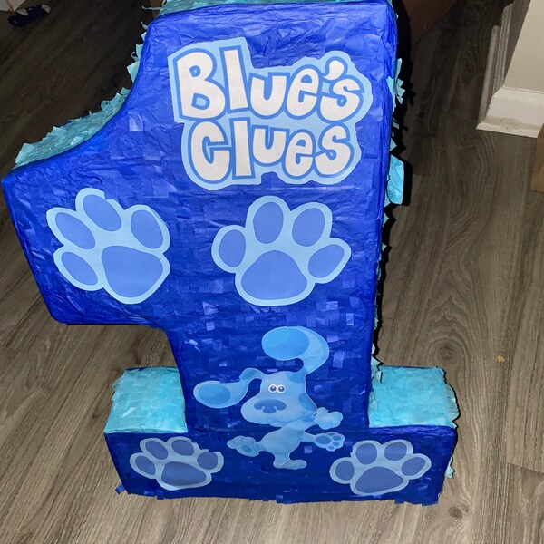 Blues Clues Inspired Any Number Custom Pinata New Size: (proportional ...