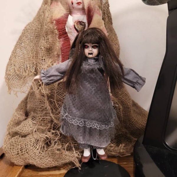 Creepy Doll Haunted Doll Halloween Doll Fiora Grimly Gala 60 7.5 Inch ...