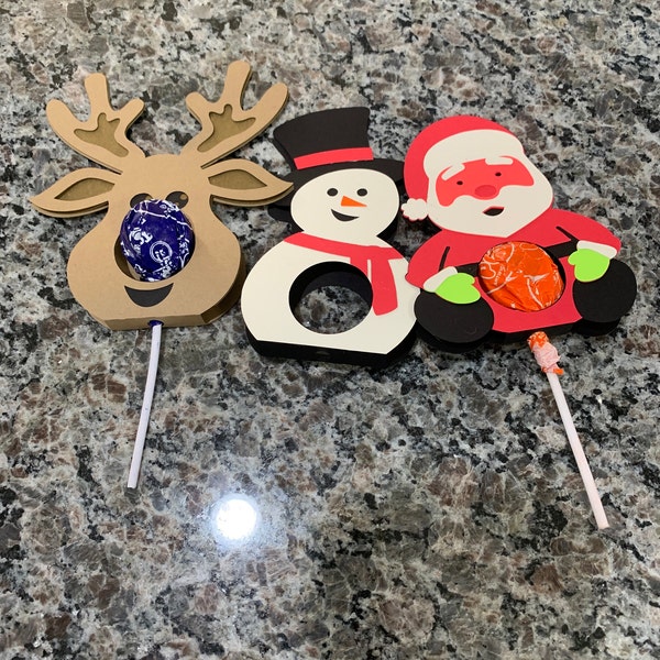 SVG Snowman Lollipop Holder Winter Svg Favor for Kids Christmas ...