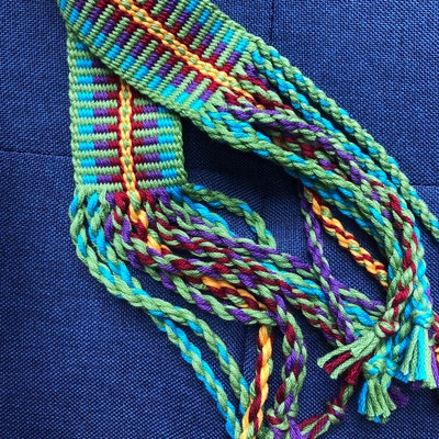 Inkle Weaving Letter Chart How to Weave Letters on a - Etsy