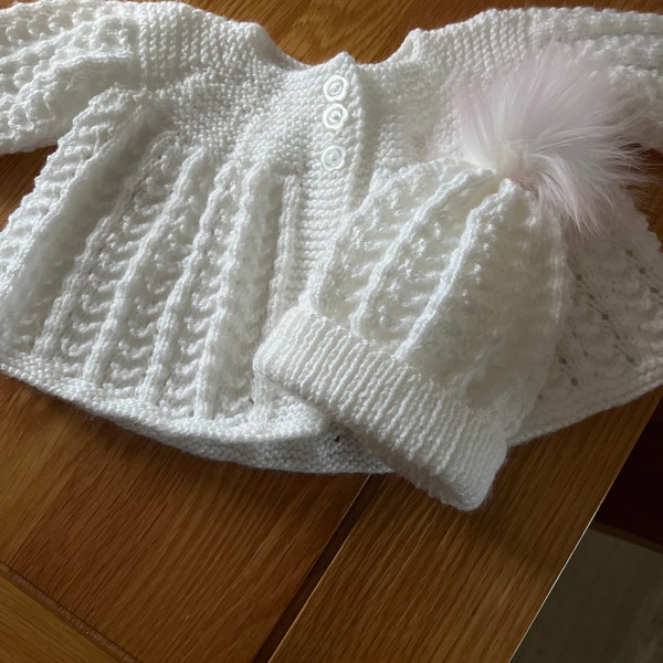 Knitting Pattern SR036 * Summer Matinee Set * 4 Piece Set * 3 Sizes ...