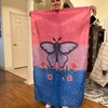Cottagecore Aesthetic Progress Pride Moth Flag | Progress Flag | Pride ...