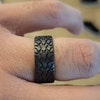 Drag Radial, Carbon Fiber Tread Ring. Drag Racing Wedding Band, Car Guy ...