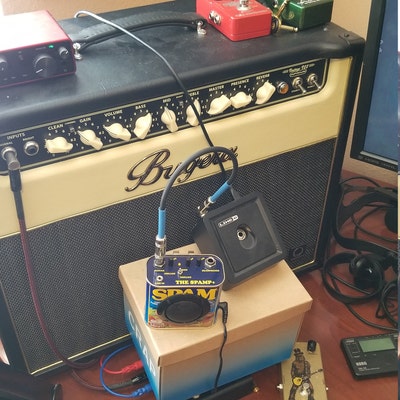 THE SPAMP PLUS Guitar Practice Amplifier and Distortion Effect With ...