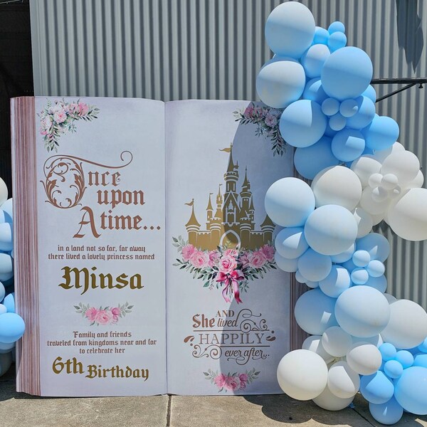 Made-to-order Digital File / Once Upon A Time Book Backdrop ...