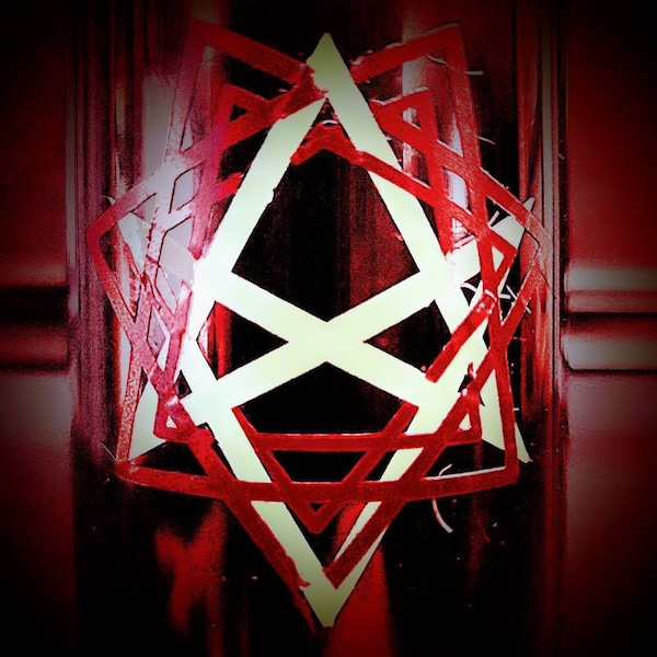DOUBLE HEPTAGRAM Decal Vinyl Sticker //red: Matte, Metallic, or ...