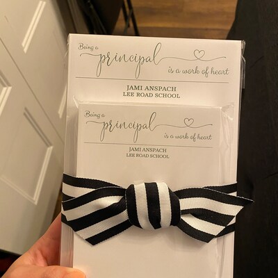 Principal Gift / Principal Appreciation Gift / Custom Notepad / Gift ...
