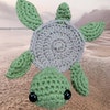 Crochet Turtle Coaster PDF PATTERN - Etsy