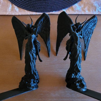 Angel and Devil Kiss Bookend / 3D Printed - Etsy