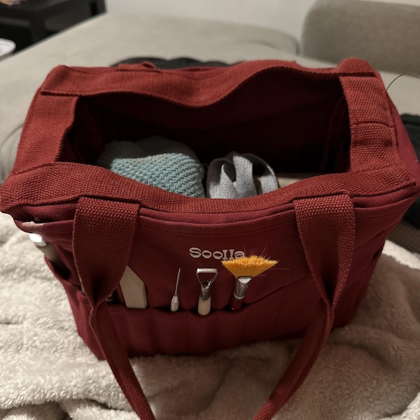 Graphite Soolla® Studio Bag, 1 Pottery Tool Bag & Art Supplies ...