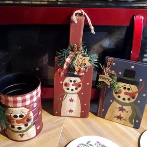 Country Wood Apple Shelf Sitter Country Fall Décor Teacher Gift Rustic ...