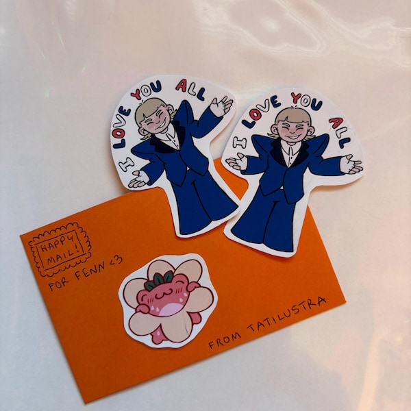 NEW! - Eurovision Stickers - Joost, Kaarija, Tommy Cash, Europapa, Cha ...