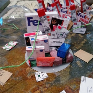 Instant Download USPS Priority Mail Box Miniature DIY Printable PDF ...