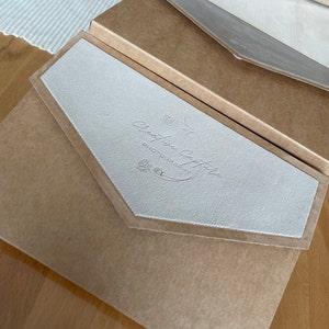 Velvet Folder, Envelope for Prints 15x21 Cm, With Custom Designed ...