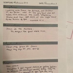 Christian Goal Workbook, Christian Resolution, Word of the Year, Christ ...