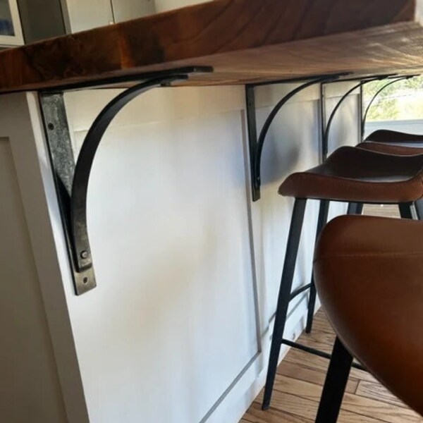 Extra-wide Metal Shelf Brackets - the Station "extra" by Adirondack ...