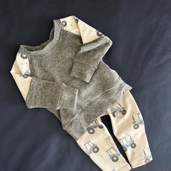 Lounge Set Sewing Pattern for Baby, Baby Lounge Set Sewing Pattern ...