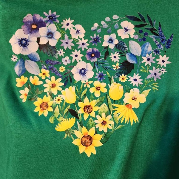 Flower Shirt, Gift for Her, Flower Shirt Aesthetic, Floral Graphic Tee ...