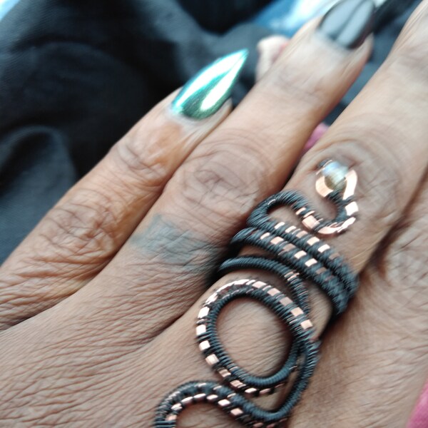 Green Snake Ring - Etsy