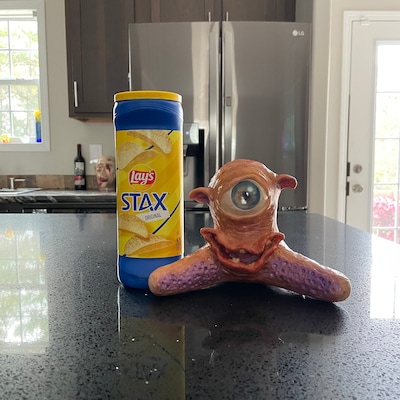 Happy Little Alien Figure, Hand Made Sculpture. the Last Picture is the ...