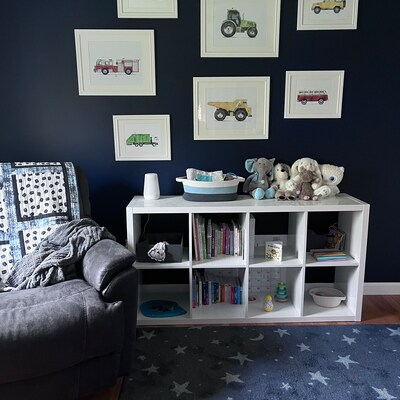 Excavator Print, Digger Print, Excavator Poster, Digger Wall Art ...