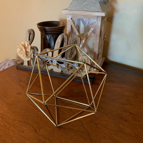 Wedding Table Centerpieces, Geometric Table Decor, Minimalist Wedding ...