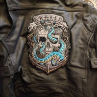 KRAKEN Large Back Patch for Vest - Etsy UK