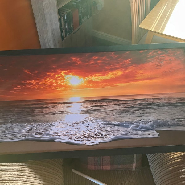 Handmade Panoramic Picture Frame | 60x20 50x20 30x10 20x8 Sizes | Wall ...