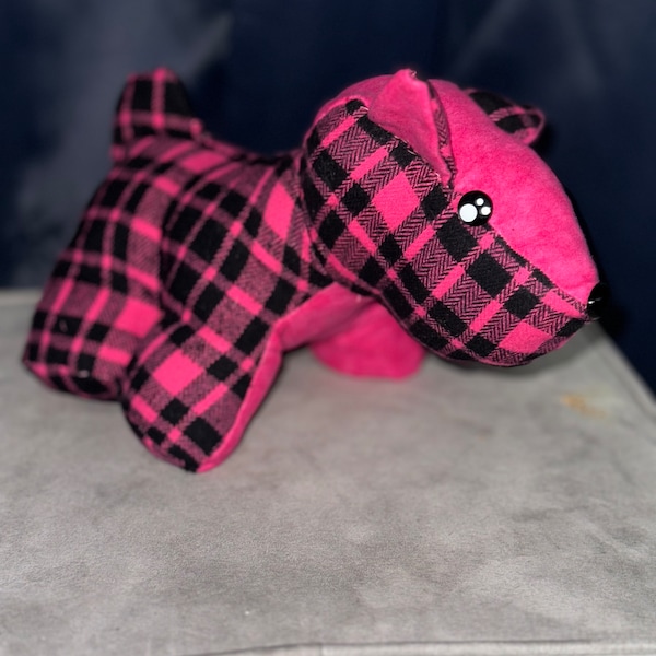 Memory Dog Pattern 12" Easy Memory Bear Memorial Bear Keepsake Bear ...