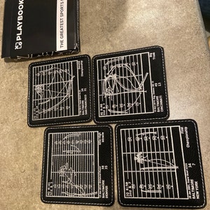 Greatest LSU Football Plays: Slate Coasters set of 4 | Etsy
