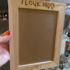 Custom Wording Made to Order Custom Picture Frame Ornaments - Etsy