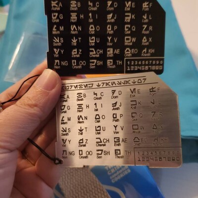 Aurebesh star Wars Language Decoder/translator Card - Etsy