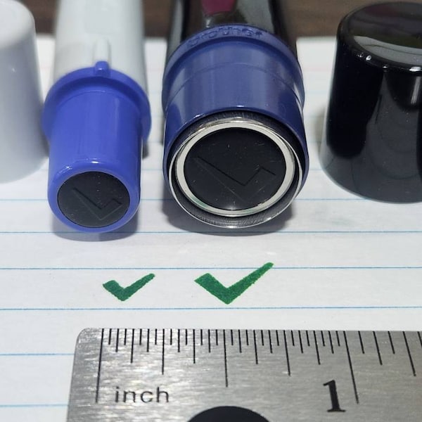 Check Mark Stamp, Tick Stamp, Mini Pre-inked Stamp, Tick Loyalty Card ...